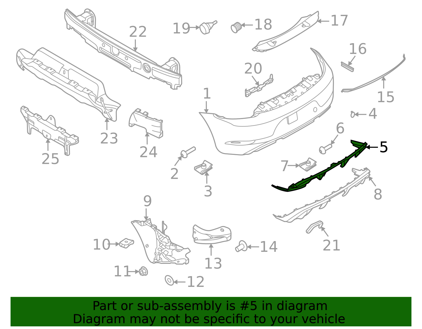 2020-2024 Porsche Lower Support 982-807-125-E-OK1 | Sunset Porsche Parts