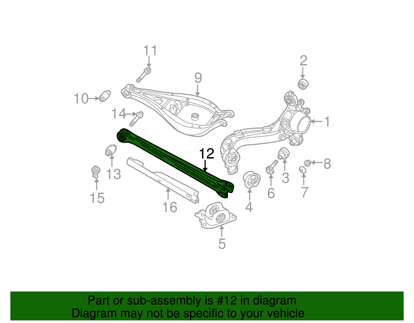 33-32-6-770-813 - Lower Control Arm - 1991-2006 BMW | Buy BMW Parts Now