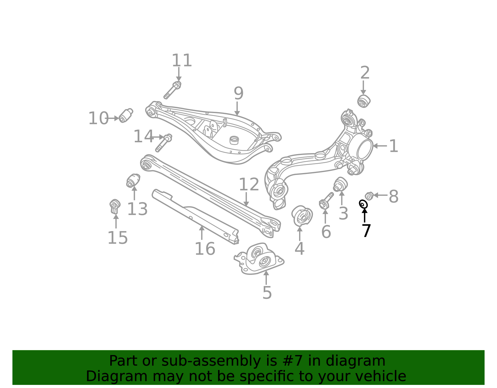 33-32-6-760-363 - Trailing Arm Adjust Cam - 1999-2006 BMW | BMWPartsHub