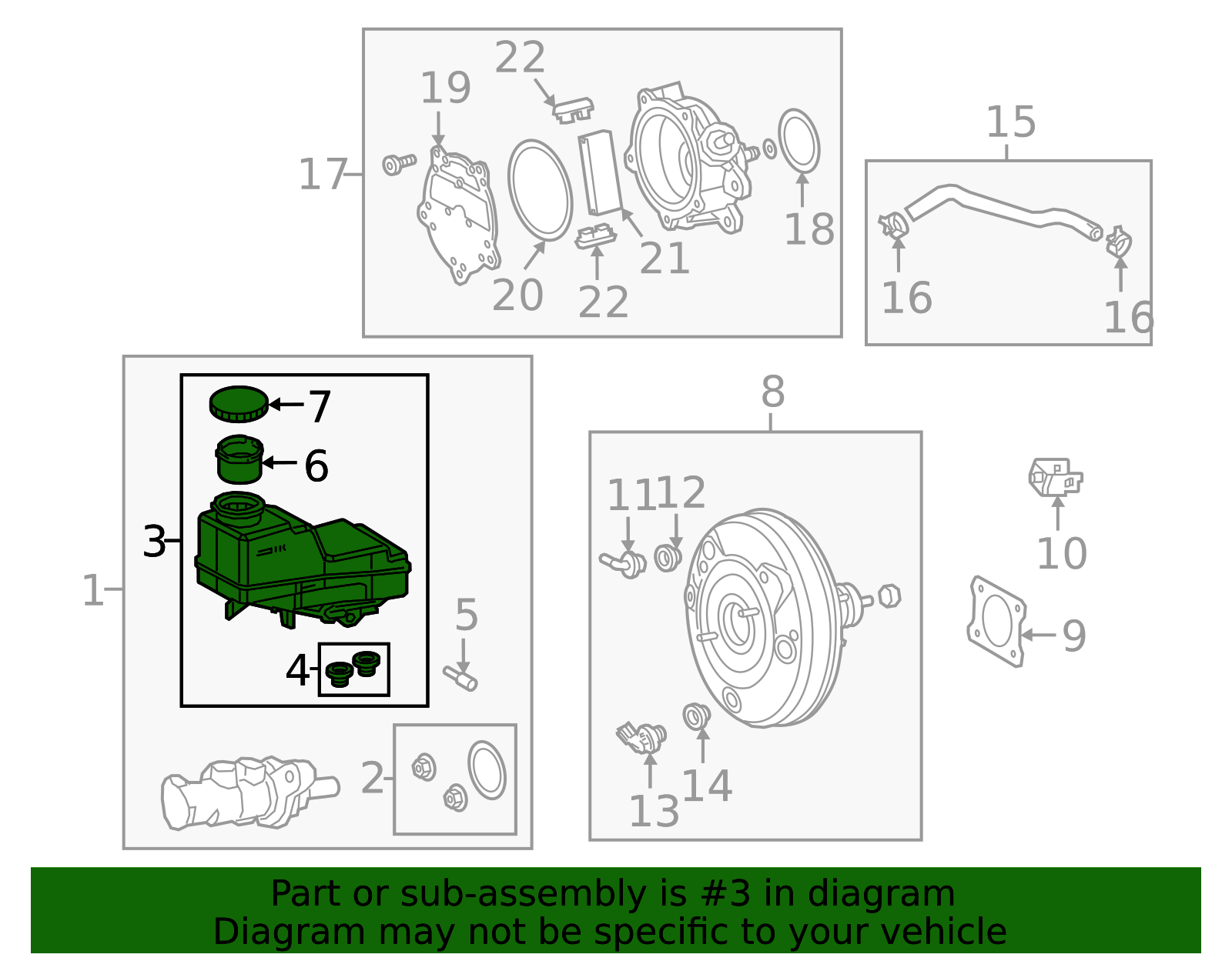 2019-2022 Toyota C-HR Master Cylinder Reservoir 47220-76040 | MotorMotor
