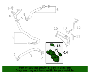 P51B1517ZB - Water Outlet 2016-2025 Mazda MX-5 Miata | Mazda Parts Connect