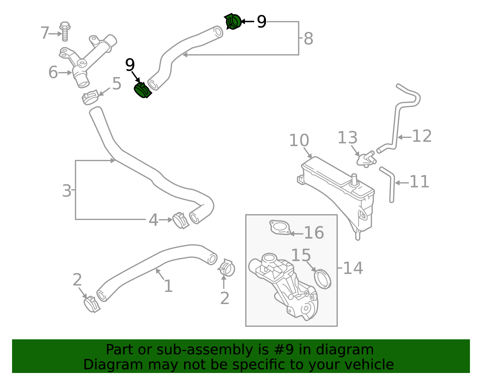 2013-2025 Mazda Connector Hose Clamp PE01-15-182 | RealMazdaParts.com