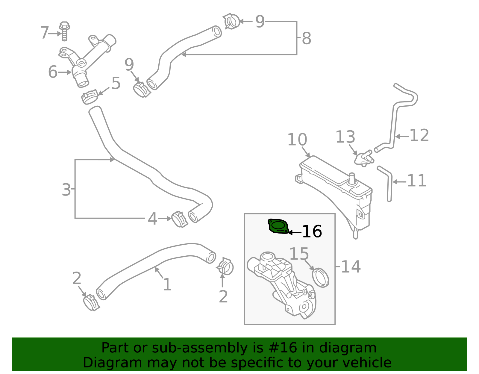 PE11-15-205 - High-Quality Radiator Cap for 2014-2025 Mazda ...