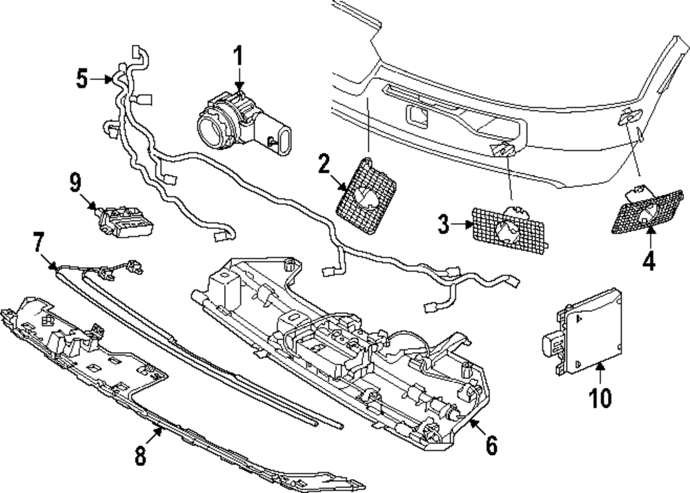 2024-2025 Volvo Sensor Mount Bracket 32345910 | OEM Parts Online