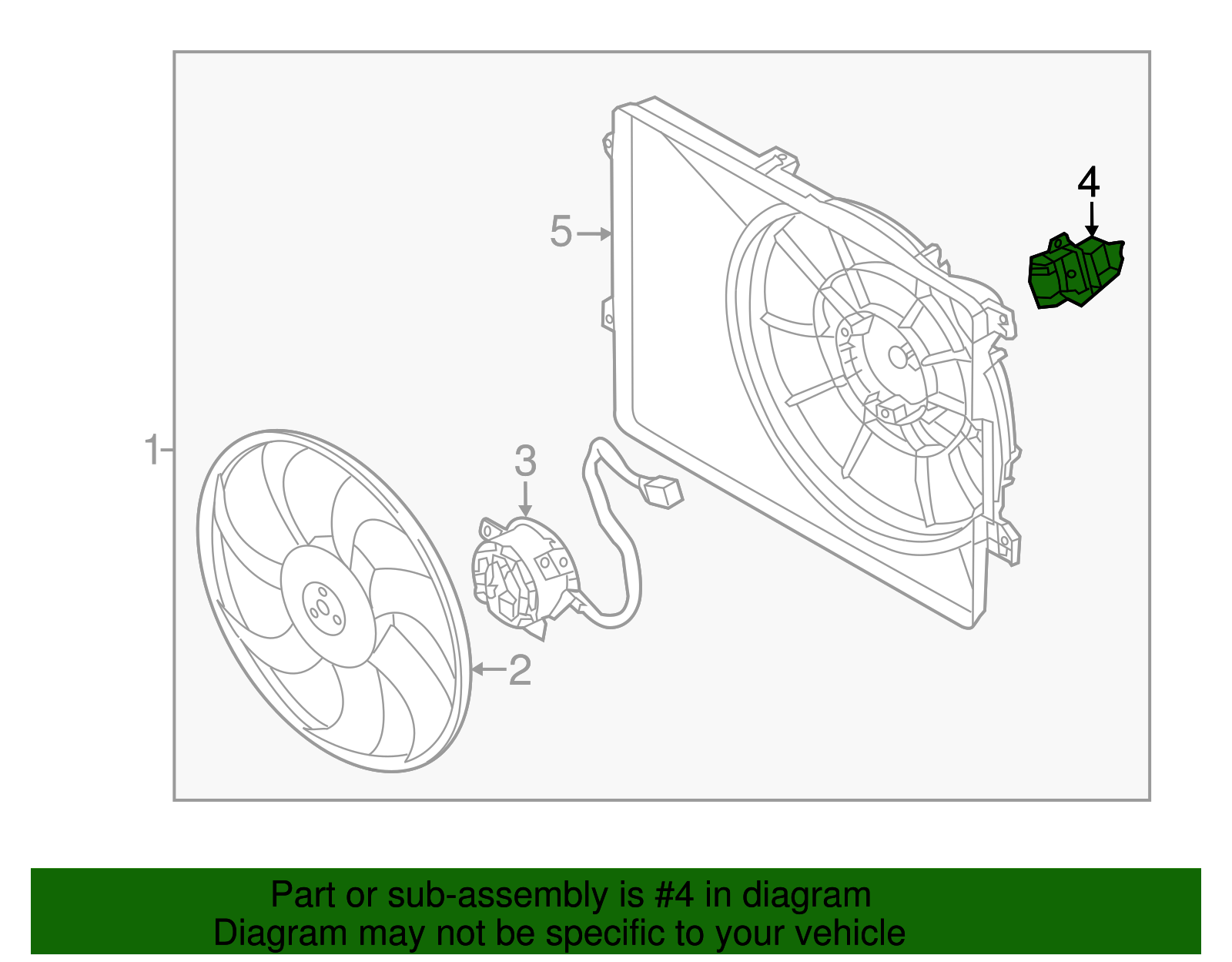 2017-2023 Kia | Engine Cooling Fan Resistor | 25385-D9000 | Kia Auto Parts