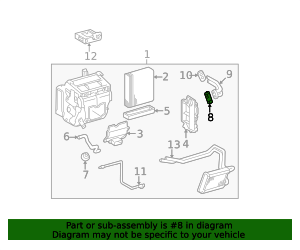 Genuine Official Toyota Expansion Valve part# 88515-42080 for 2001-2006 ...