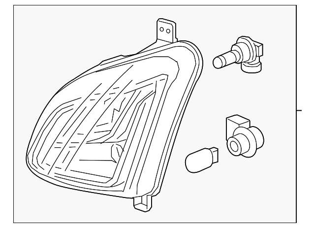 2018-2021 Chevrolet Equinox Front Passenger Side Fog Lamp (Replaces ...
