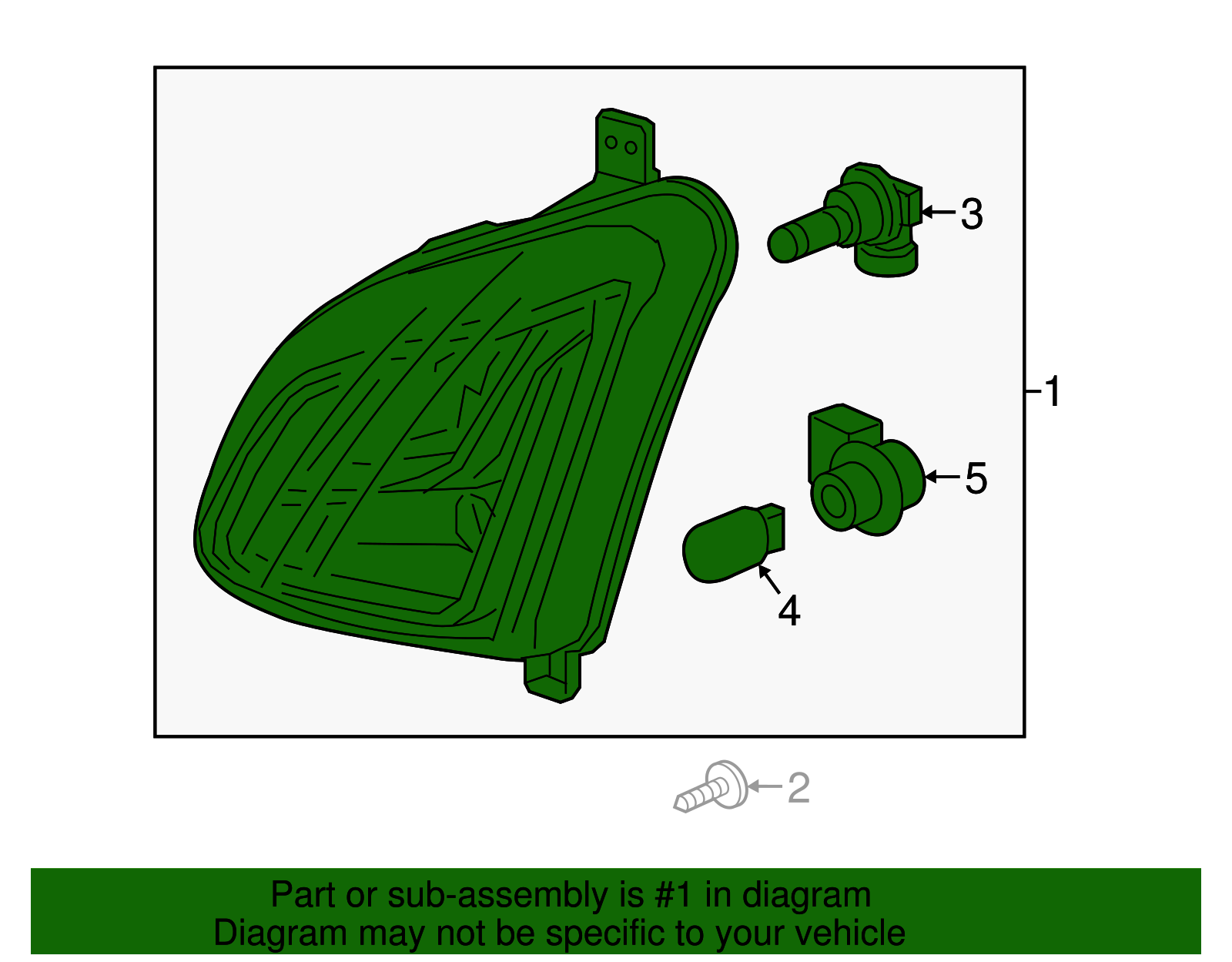 2018-2021 Chevrolet Equinox Front Passenger Side Fog Lamp (Replaces ...