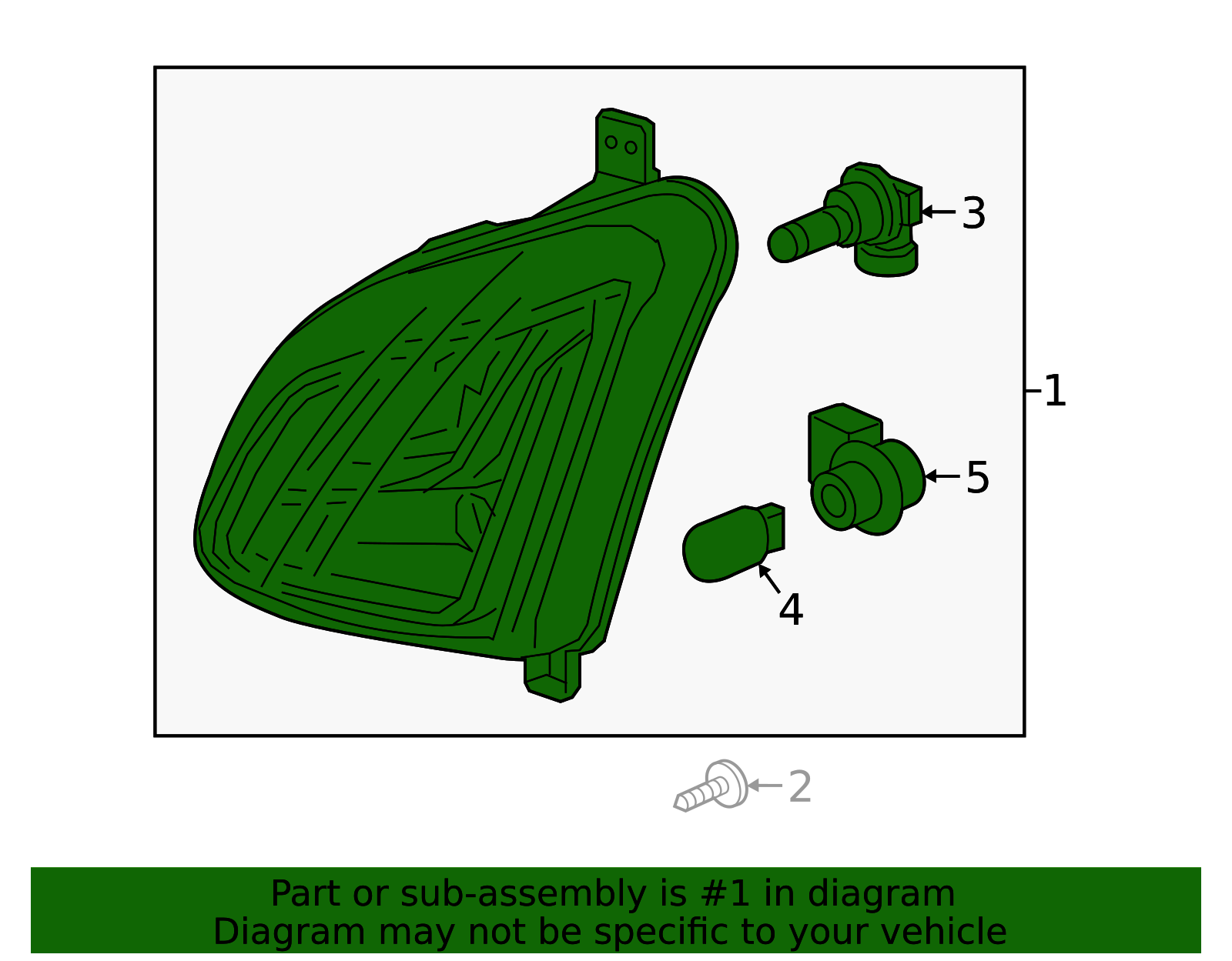 85161294 - High-Quality Fog Lamp Assembly for AutoNation Parts