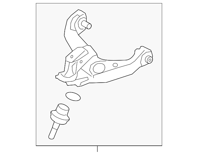ML3Z-3079-D - Lower Control Arm 2021-2025 Ford F-150 | Ford OEM Parts ...