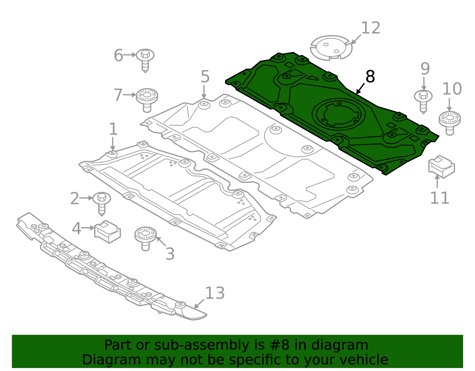 51-75-7-447-143 - 2019-2024 BMW - Rear Shield | BMWPartsHub
