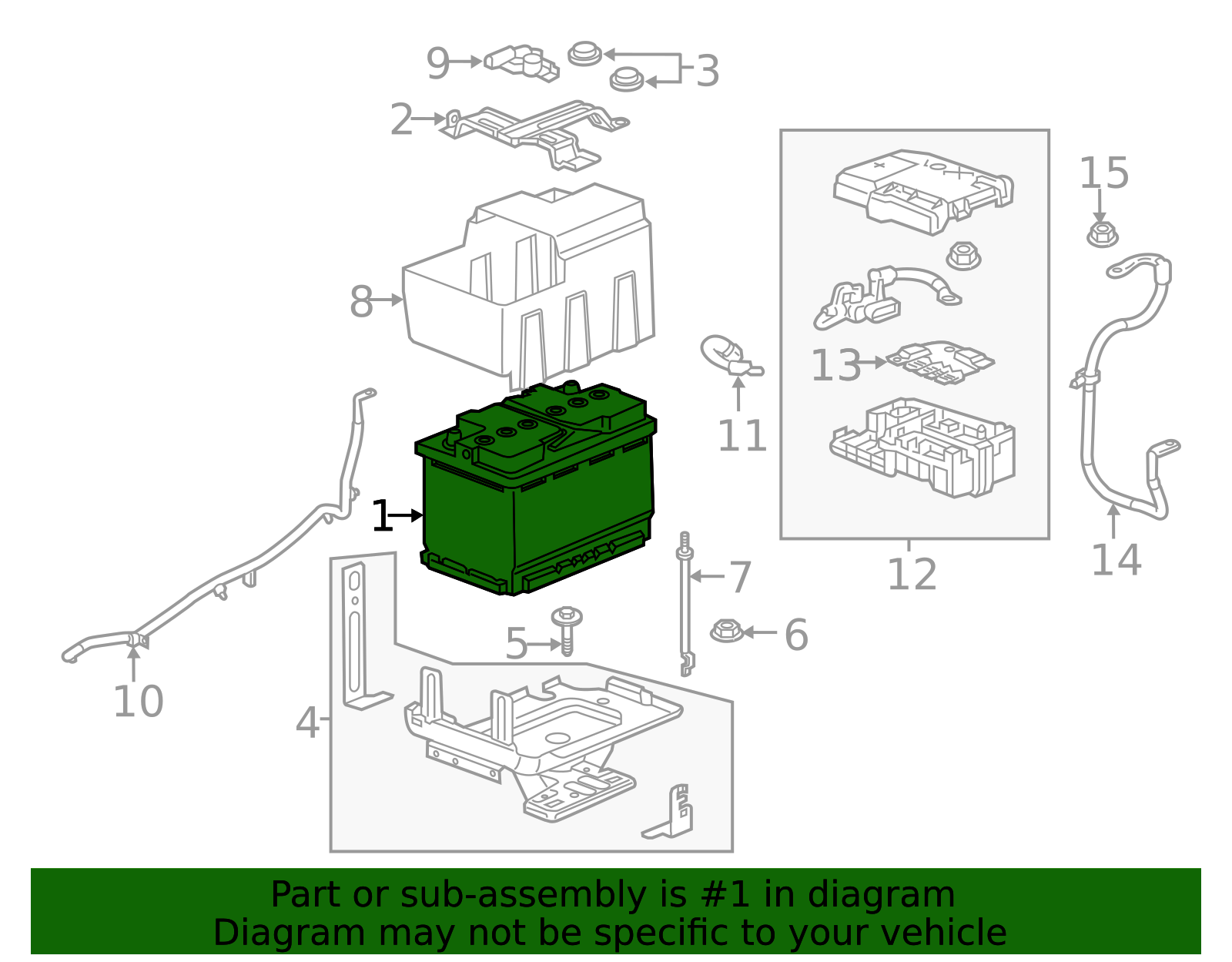 88864541 - Vehicle Battery Gateway Buick GMC Parts