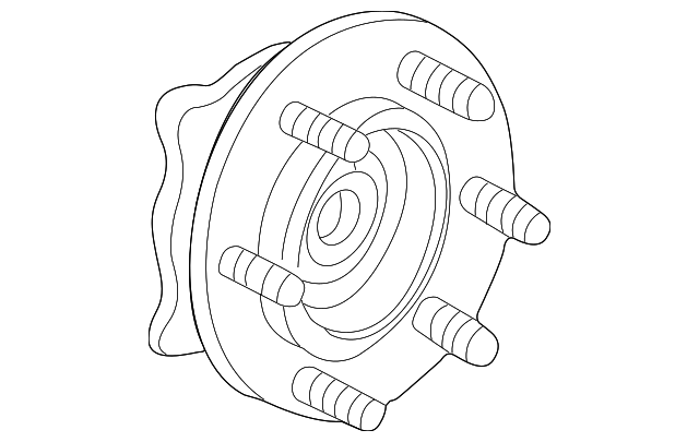 1999-2007 GM Front Wheel Hub 19419501 GM | GMPartsDirect.com