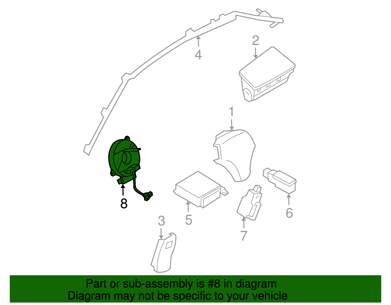 2004-2009 Mazda 3 Clock Spring BP4K-66-CS0 | OEM Parts Online