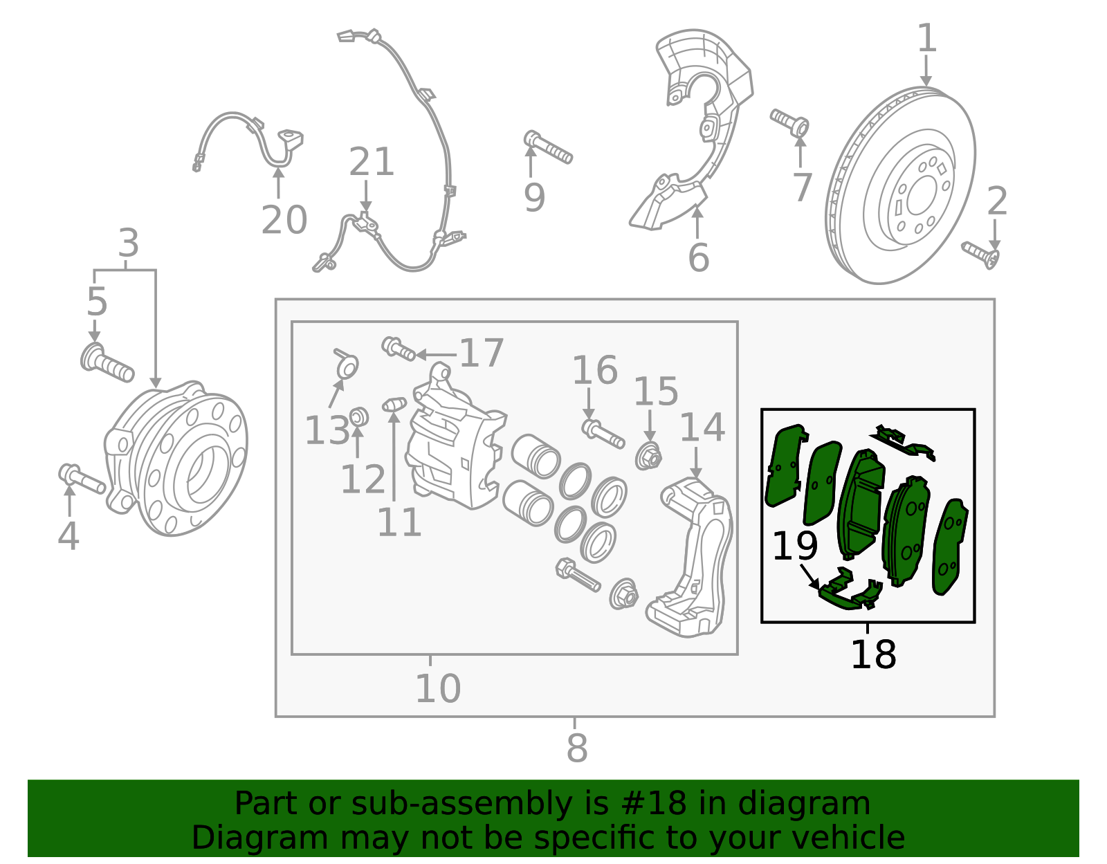 2022-2024 Kia Carnival Brake Pads 58101-R0A00 | OEM Parts Online