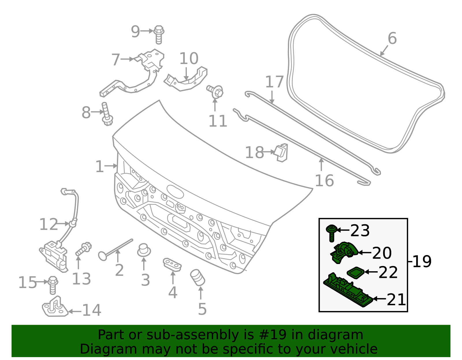 2017-2020 Kia Optima Release Handle 95760-D5000 | TascaParts.com