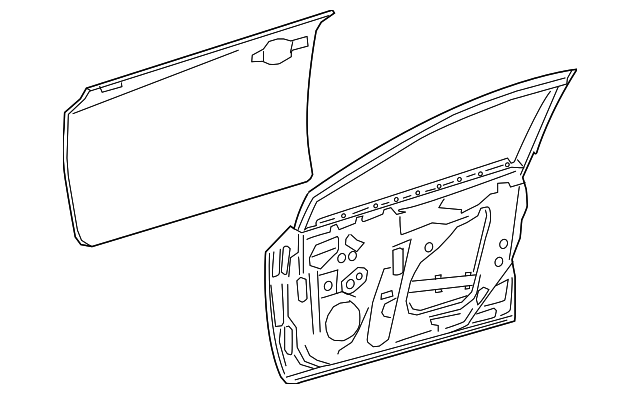 OEM 2019-2025 Toyota Door Shell Part # 67001-02461 | Modern Toyota Parts