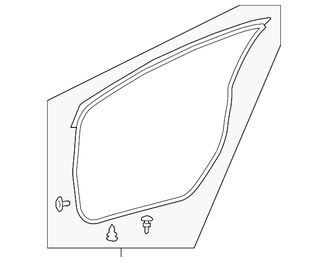 2020-2025 Toyota Corolla Door Weather-Strip 67862-02330 | Toyota Parts ...