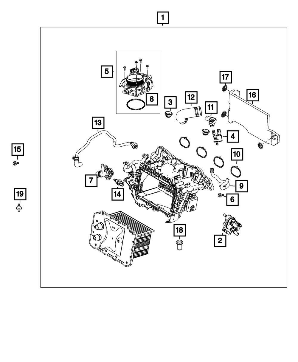 68605918AA - Intake Manifold 2018-2026 Mopar | The Official Mopar eStore