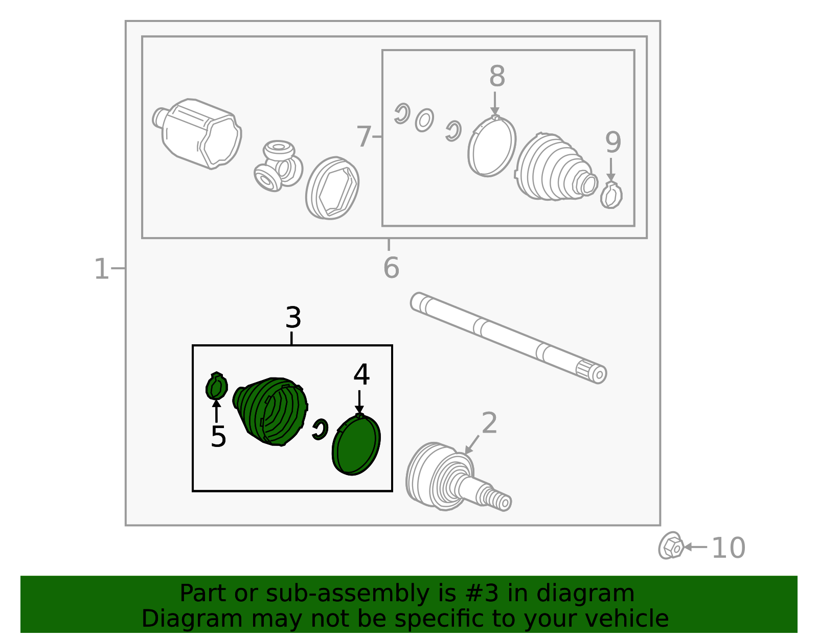 2019-2025 GM Outer Boot 87842370 GM | GMPartsDirect.com