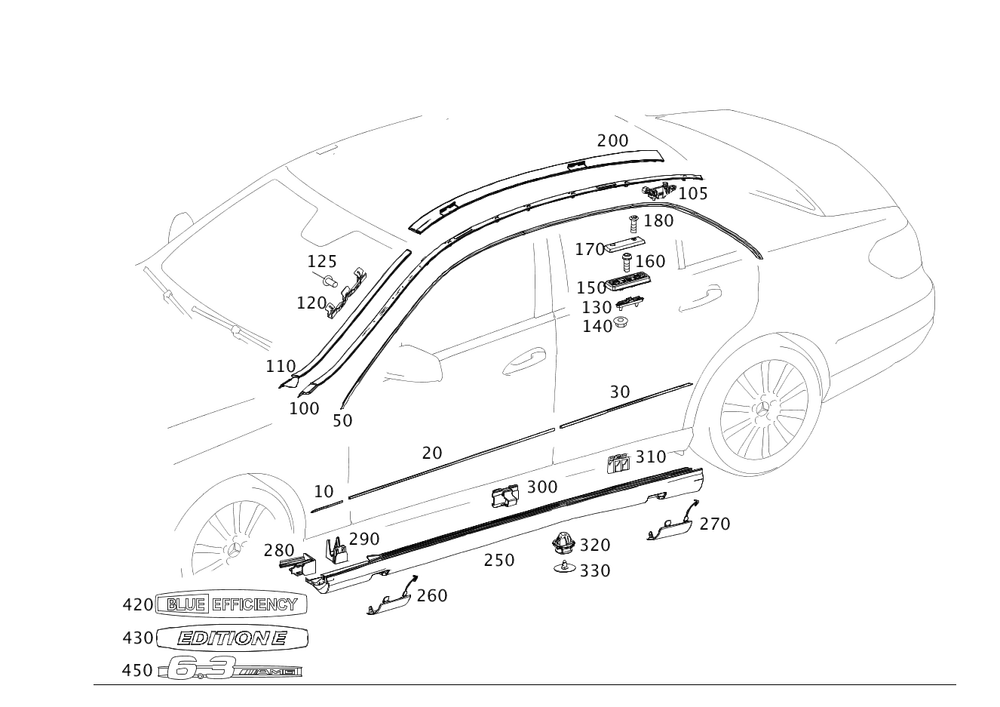 000-817-05-14 - 2008-2014 Mercedes-Benz - Model Badge | Buy Mercedes ...