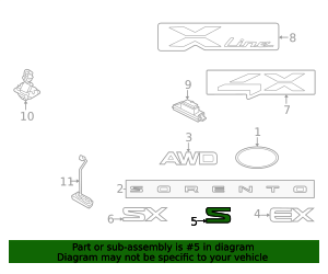 86315-R5000 - Nameplate 2021-2023 Kia Sorento | Kia.Parts Store