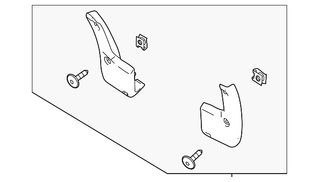 08P09-T47-100R1 - Mud Guard 2022-2025 Honda Civic | Honda Parts Online