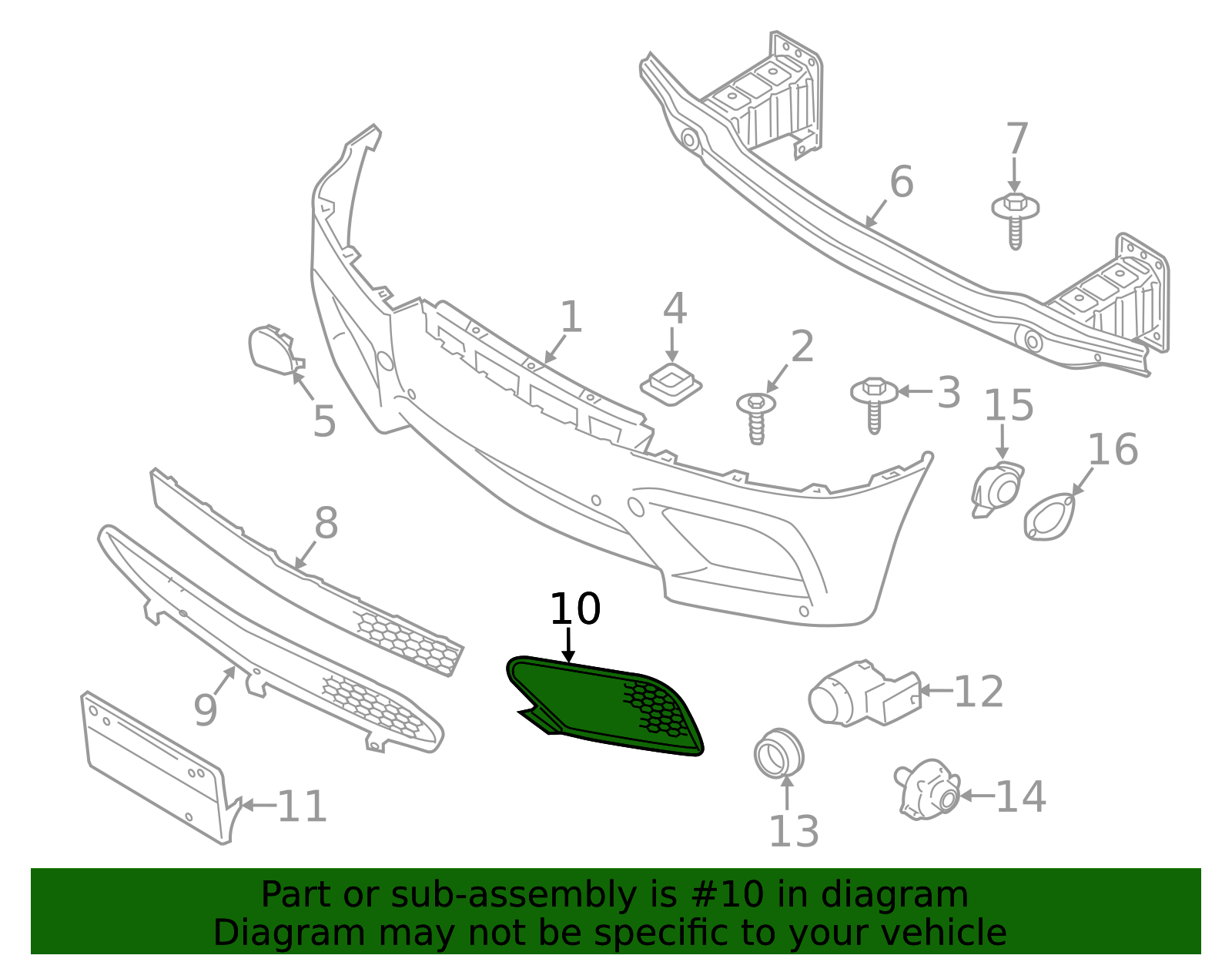 Front Grille Replacement - OEM Exterior Styling for BMW | AutoNation Parts