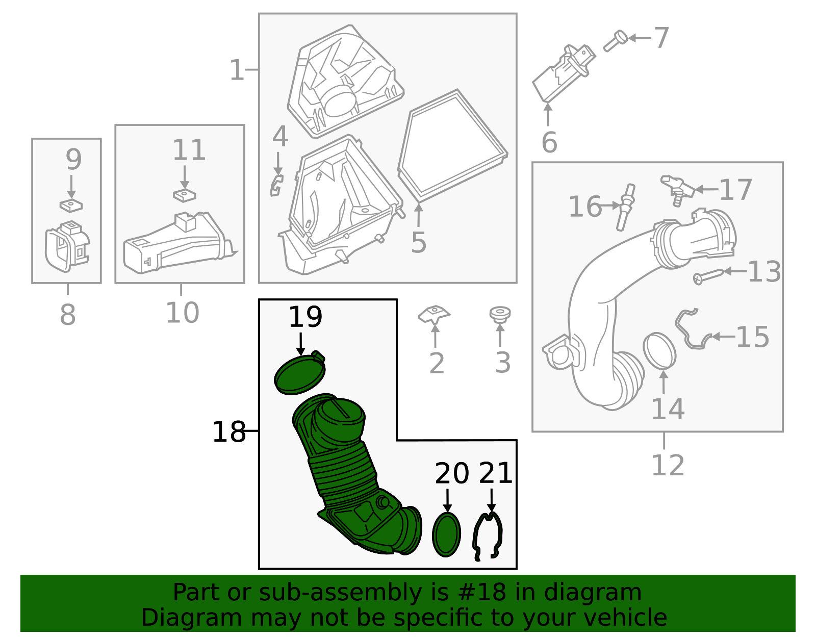 17881-WAA02 - High-Quality Engine Air Intake Resonator for 2020-2025 ...