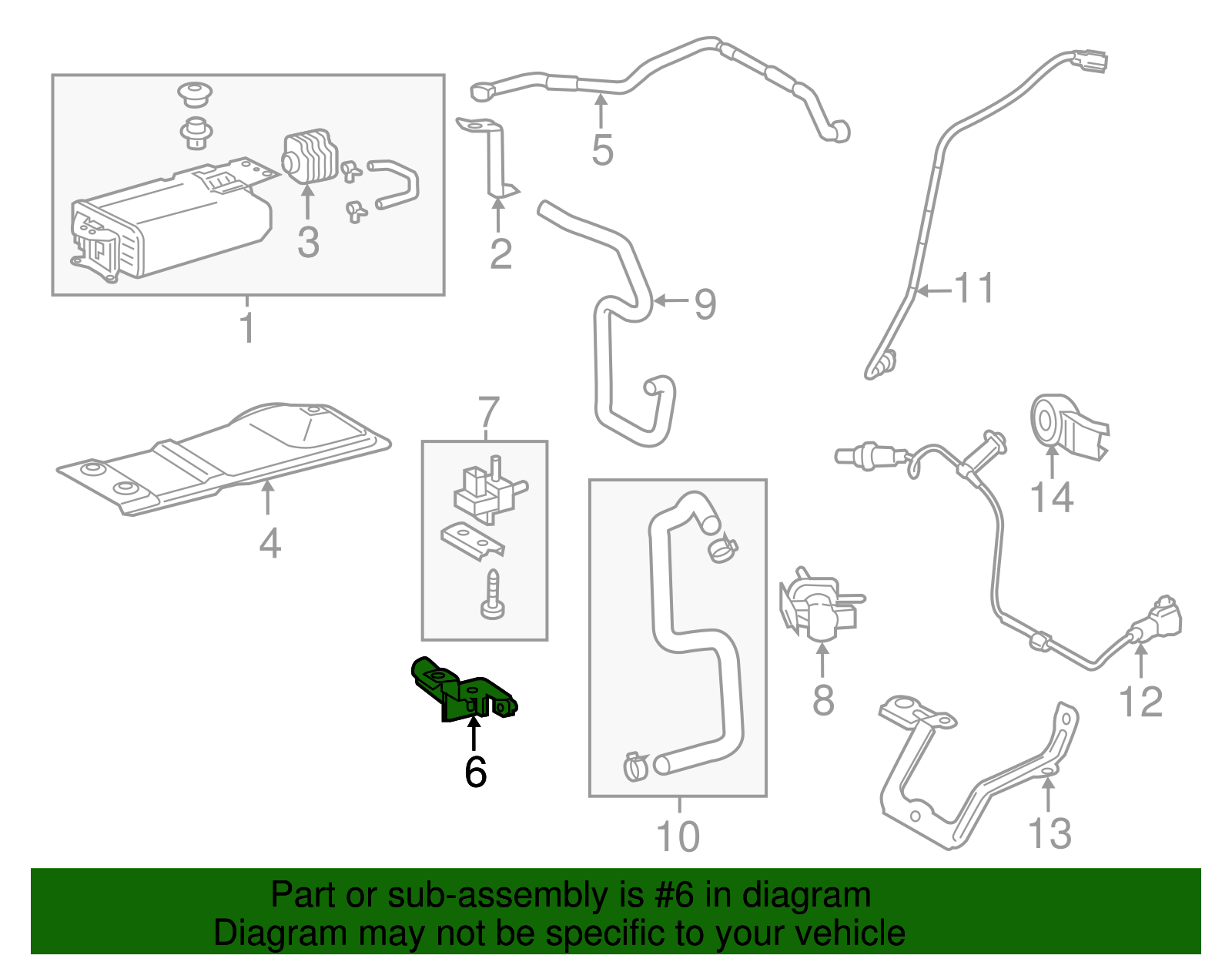25860-0V050 - Vacuum Switch 2009-2019 Toyota | Longo Toyota Parts