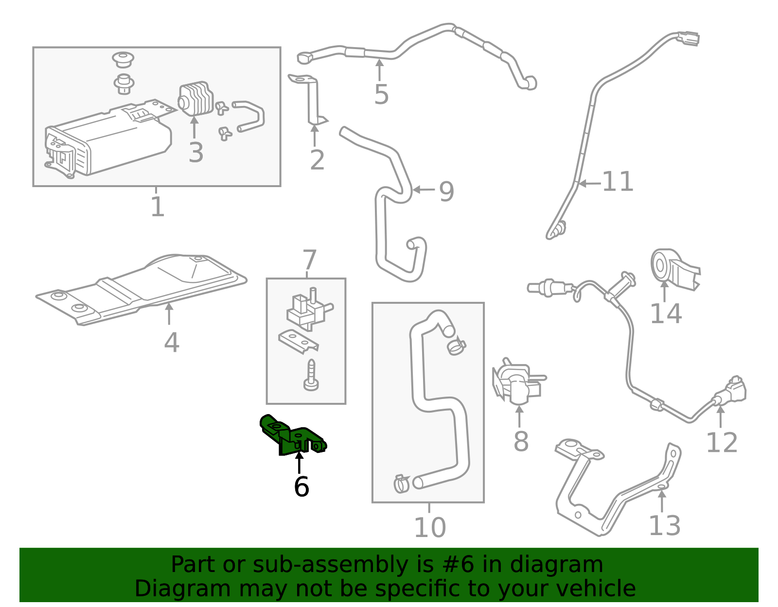 25860-0V050 - Vacuum Switch 2009-2019 Toyota | Longo Toyota Parts