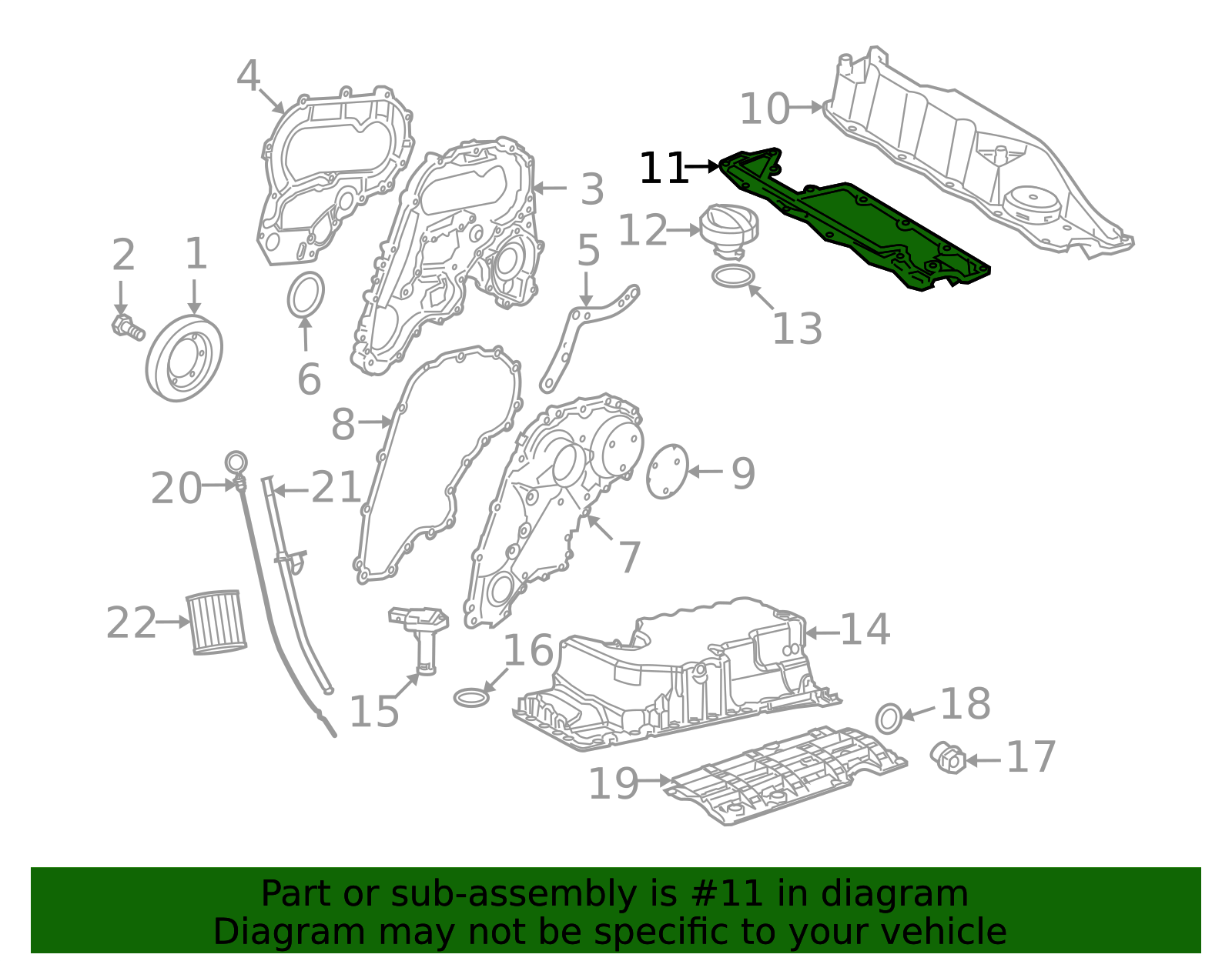 2008-2012 Land Rover LR2 Valve Cover Gasket LR001978 | OEM Parts Online