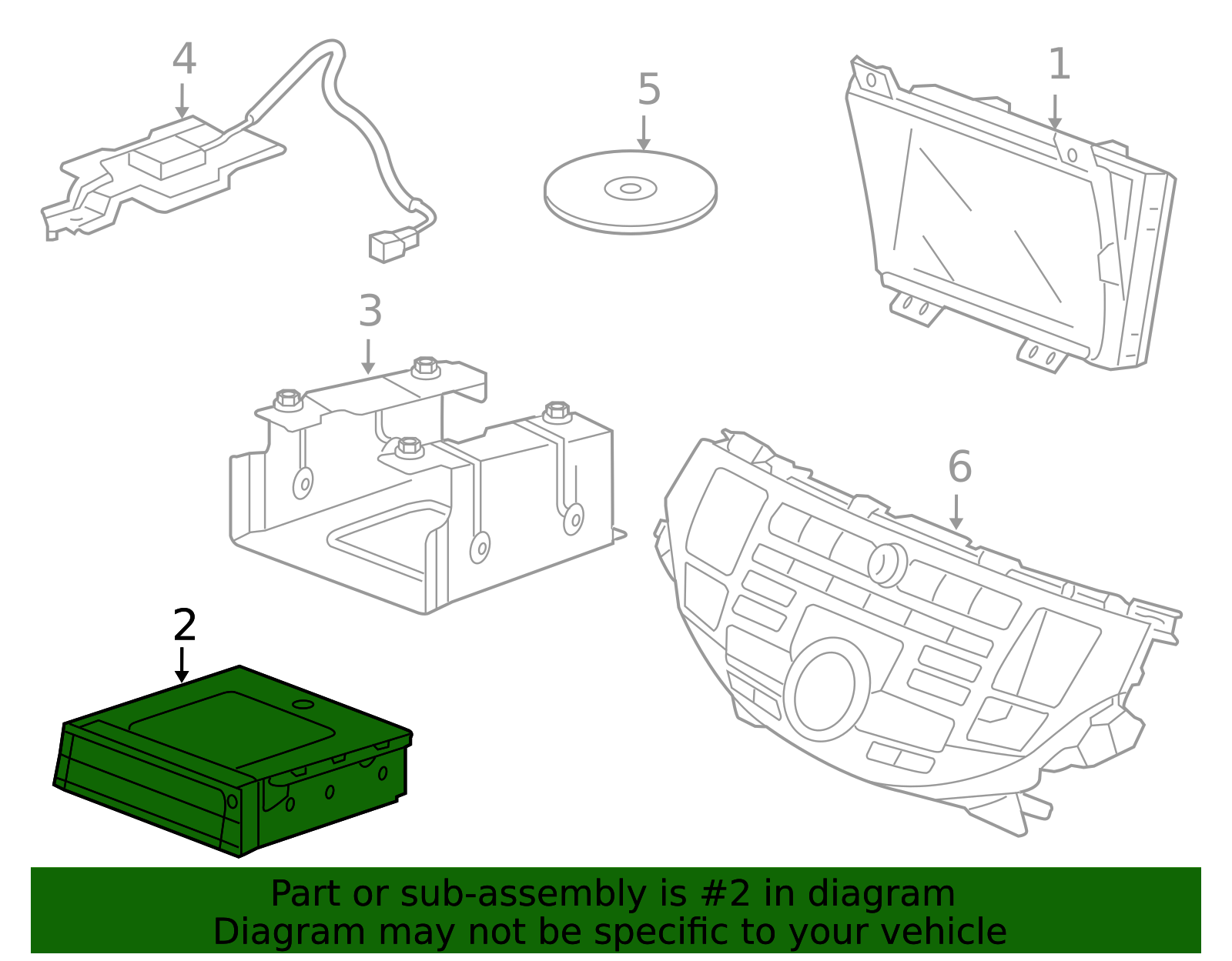 39540-TE0-A21RM - DVD Unit 2011-2012 Honda Accord | Honda Acura Parts ...