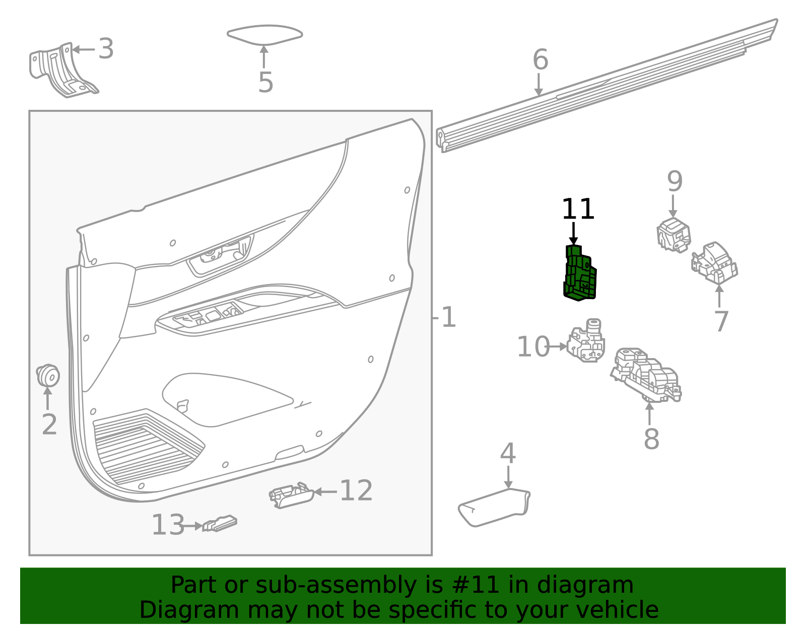 84927-48120 - High-Quality Seat Memory Switch for 2021-2024 Toyota ...