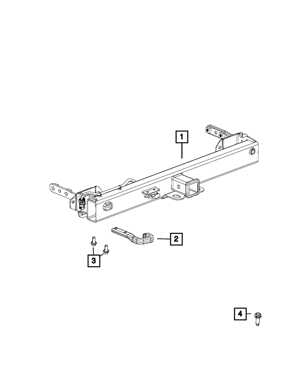68475005AA - Trailer Hitch, Us 2016-2023 Jeep Renegade | The Official ...