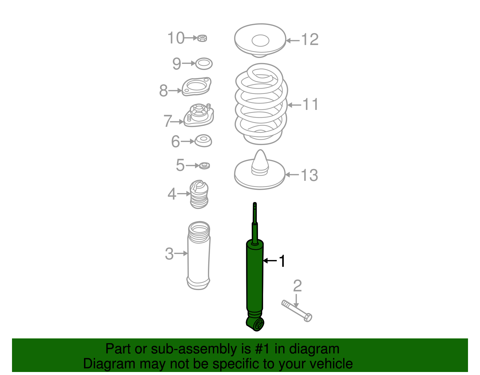 33526759100 - 2002-2005 BMW 325i Shock Absorber (33-52-6-759-100) | BMW ...