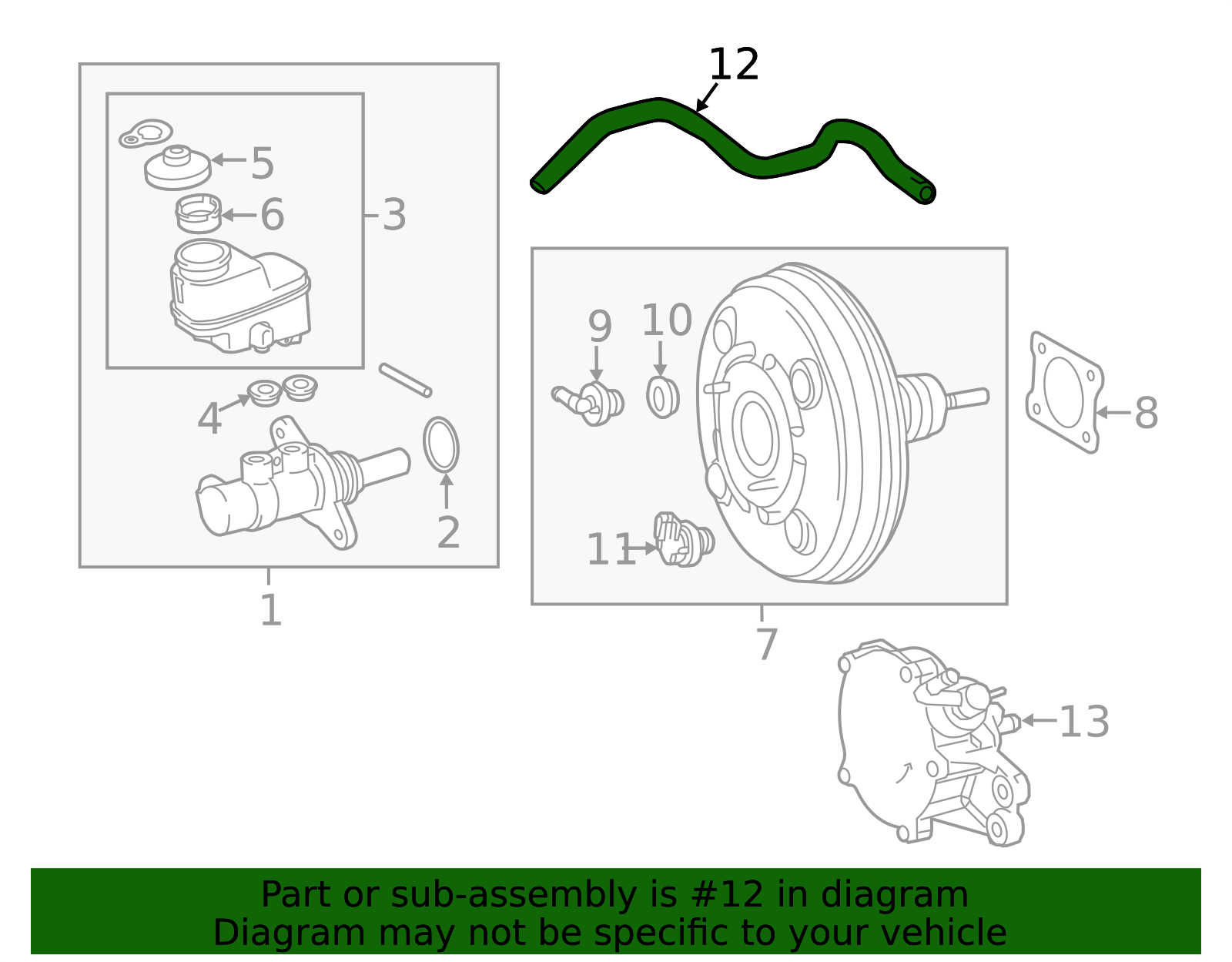 44773-78010 - High-Quality Brake Vacuum Hose for 2015-2021 Lexus ...