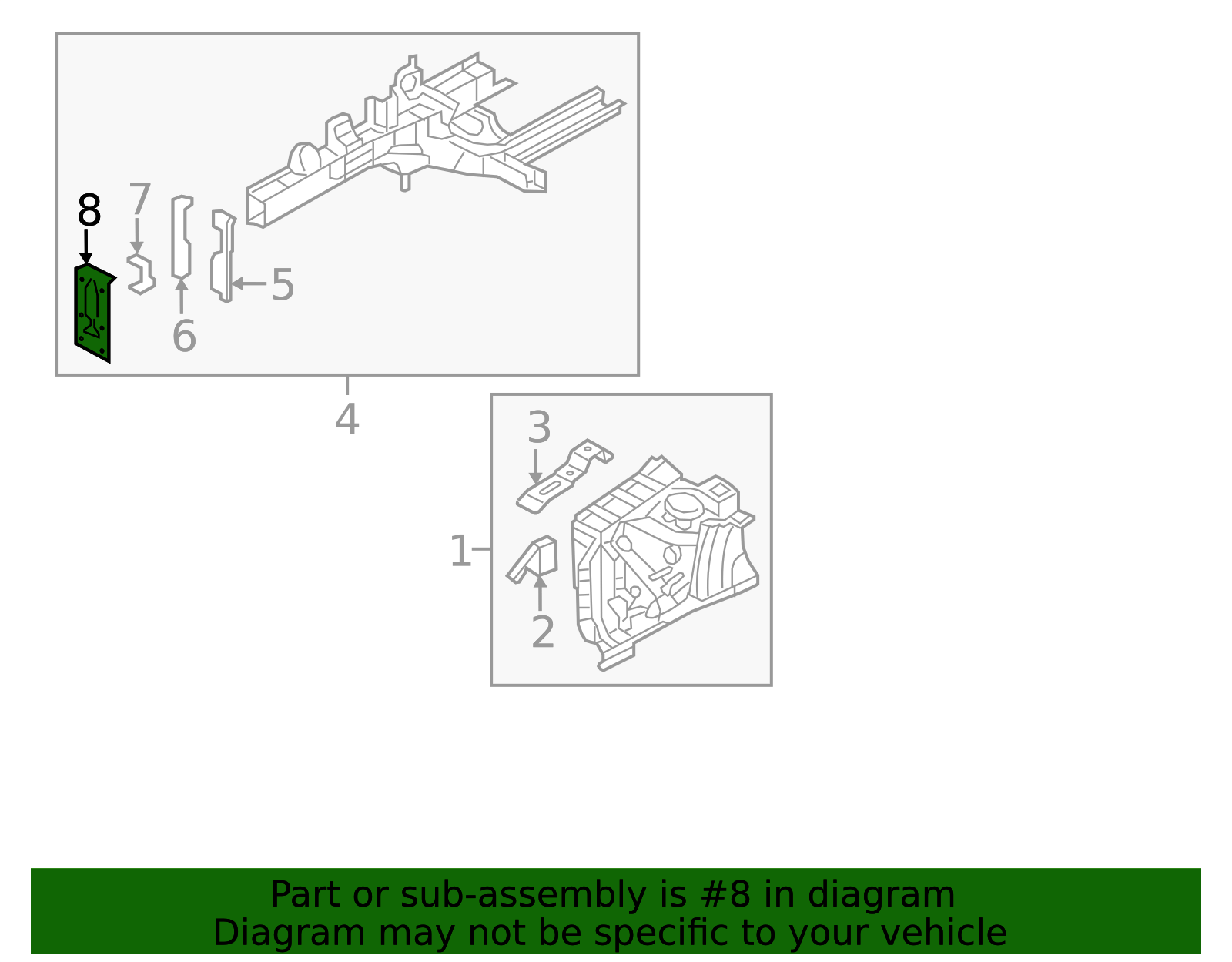 2012-2017 Hyundai Veloster Mount Plate 64625-2V010 | MotorMotor