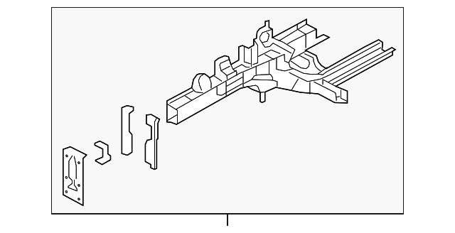 2012-2013 Hyundai Veloster Rail Assembly 64605-2V100 | HyundaiParts.Online