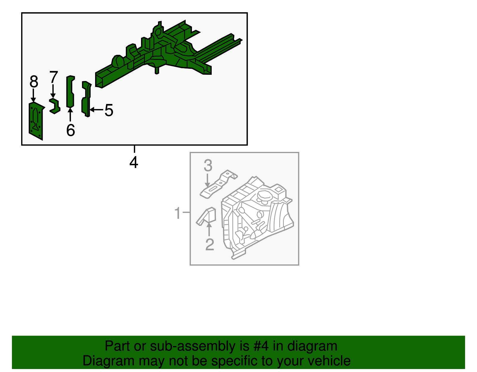 2012-2013 Hyundai Veloster Rail Assembly 64605-2V100 | HyundaiParts.Online