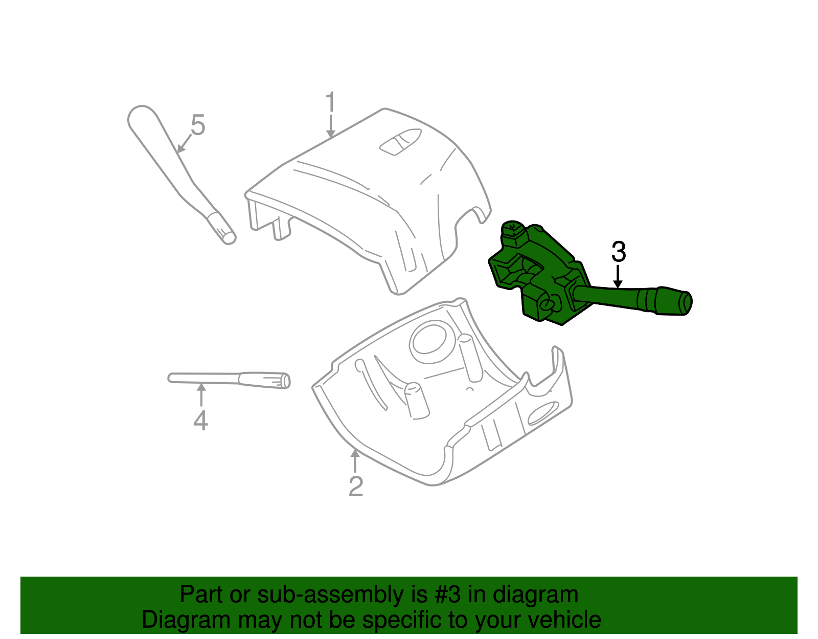 2004-2019 Ford Motorcraft™ Combination Switch SW-7808 | Ford OEM Parts ...