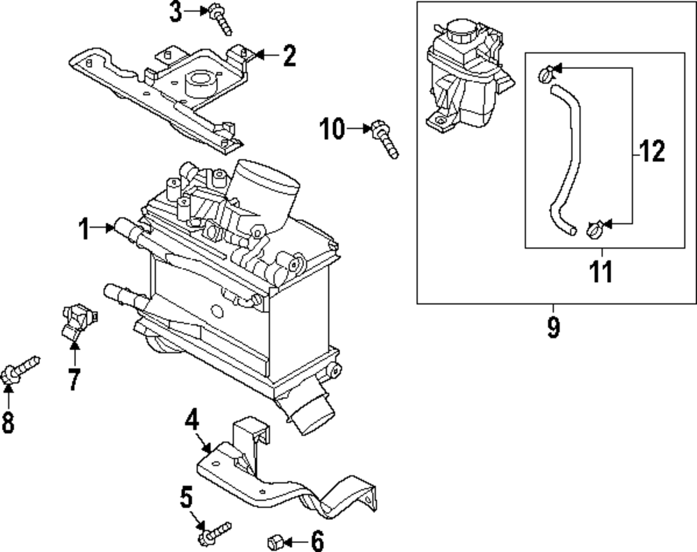 2023-2025 Genesis Turbocharger Coolant Reservoir 28278-3N600 | MotorMotor