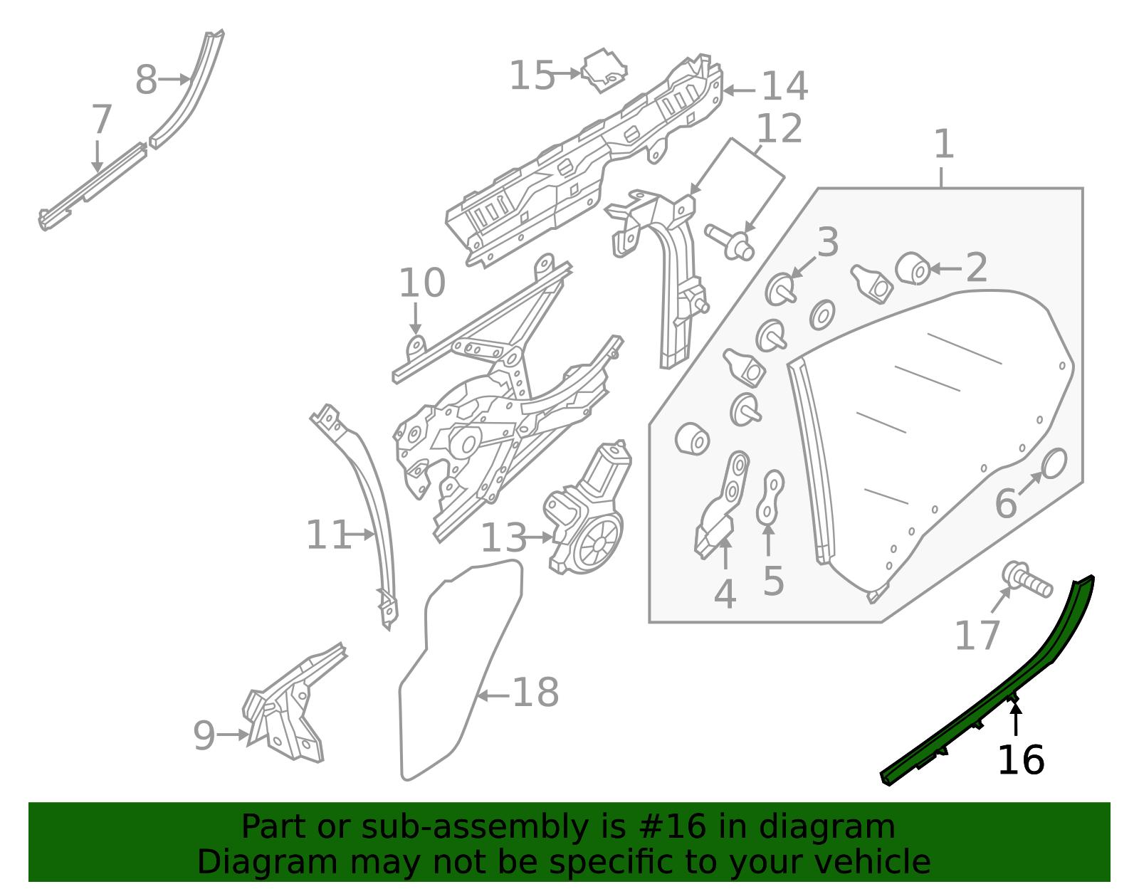 83811-1GR0A - Quarter Panel Reveal Molding 2011-2014 Nissan Murano ...