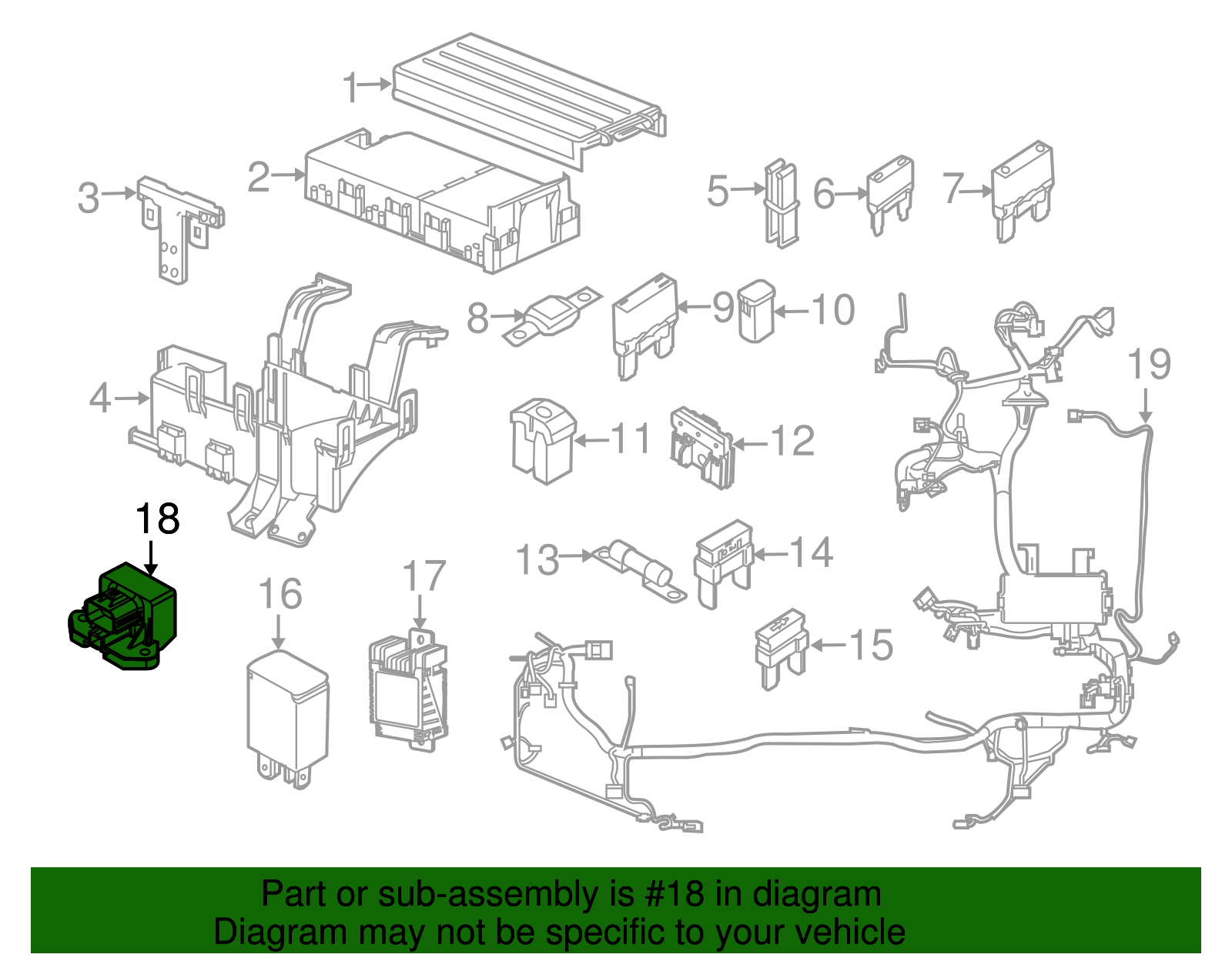 GA8Z-9D370-A - Fuel Pump Driver Module 2009-2022 Ford | Ford Parts Direct