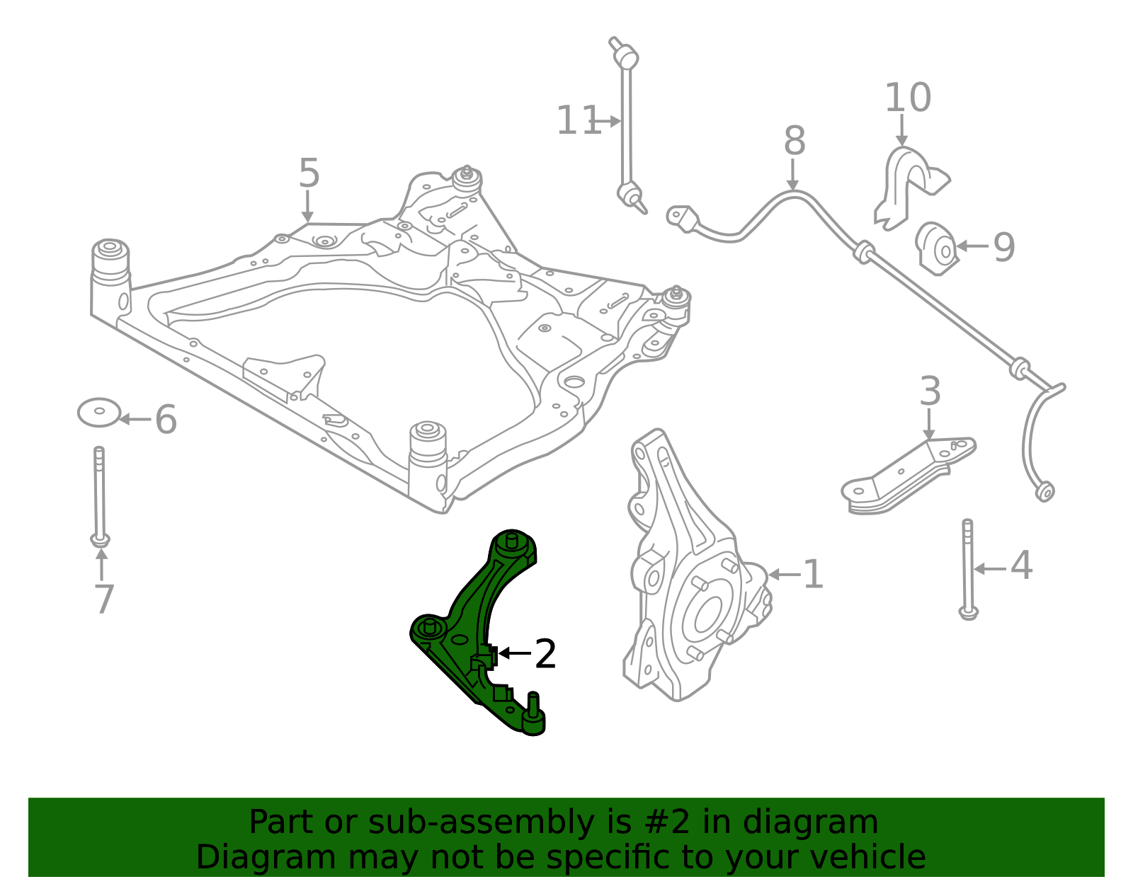 54501-3JA0D - Lower Control Arm 2013-2020 INFINITI | Infiniti Wholesale ...