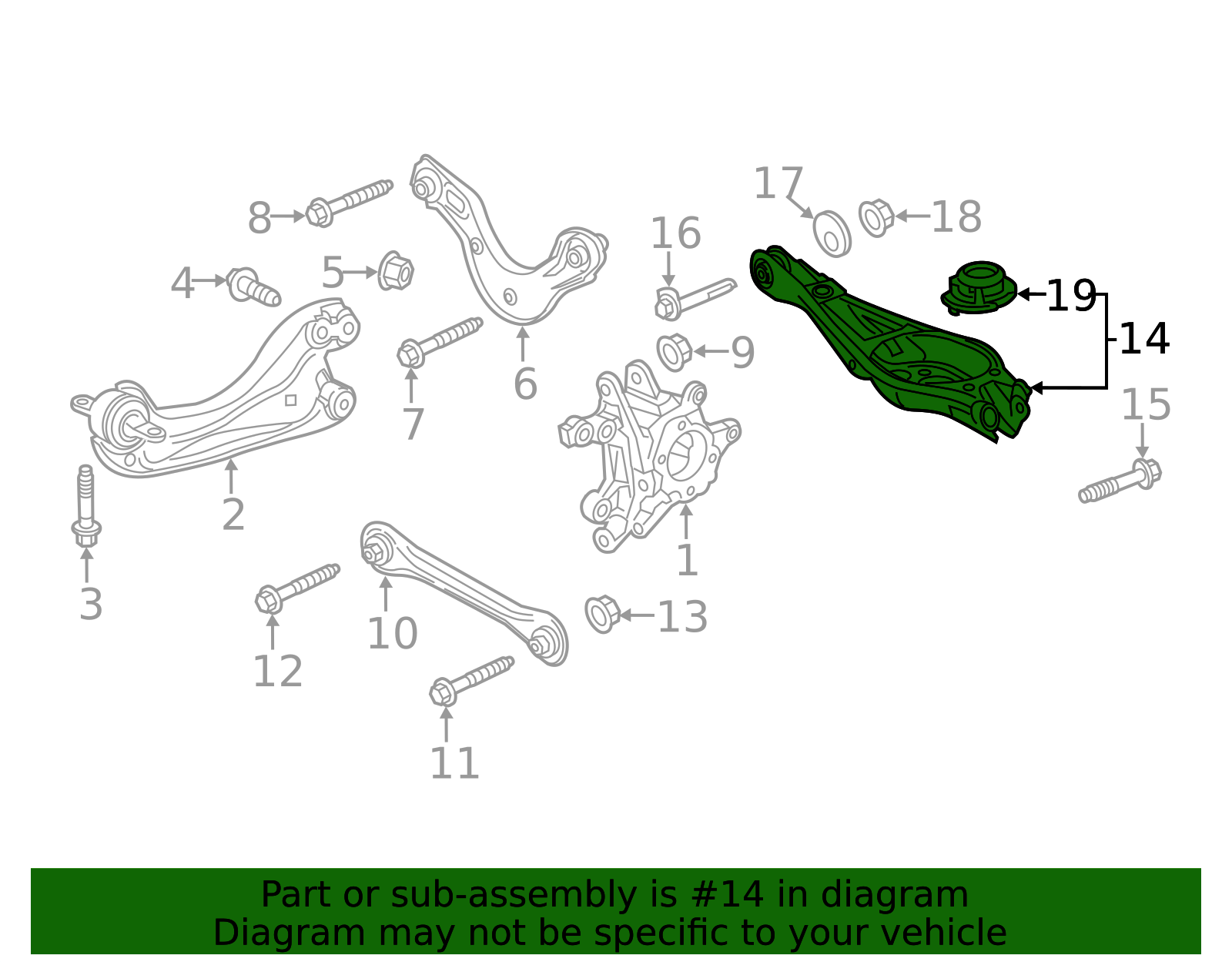 52355-TVA-A02 - Lower Control Arm 2018-2022 Honda Accord | Honda Parts ...