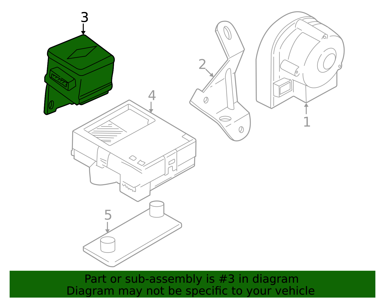 Genuine BMW 65-75-6-923-215 | Inclination Sensor | FREE Shipping on ...