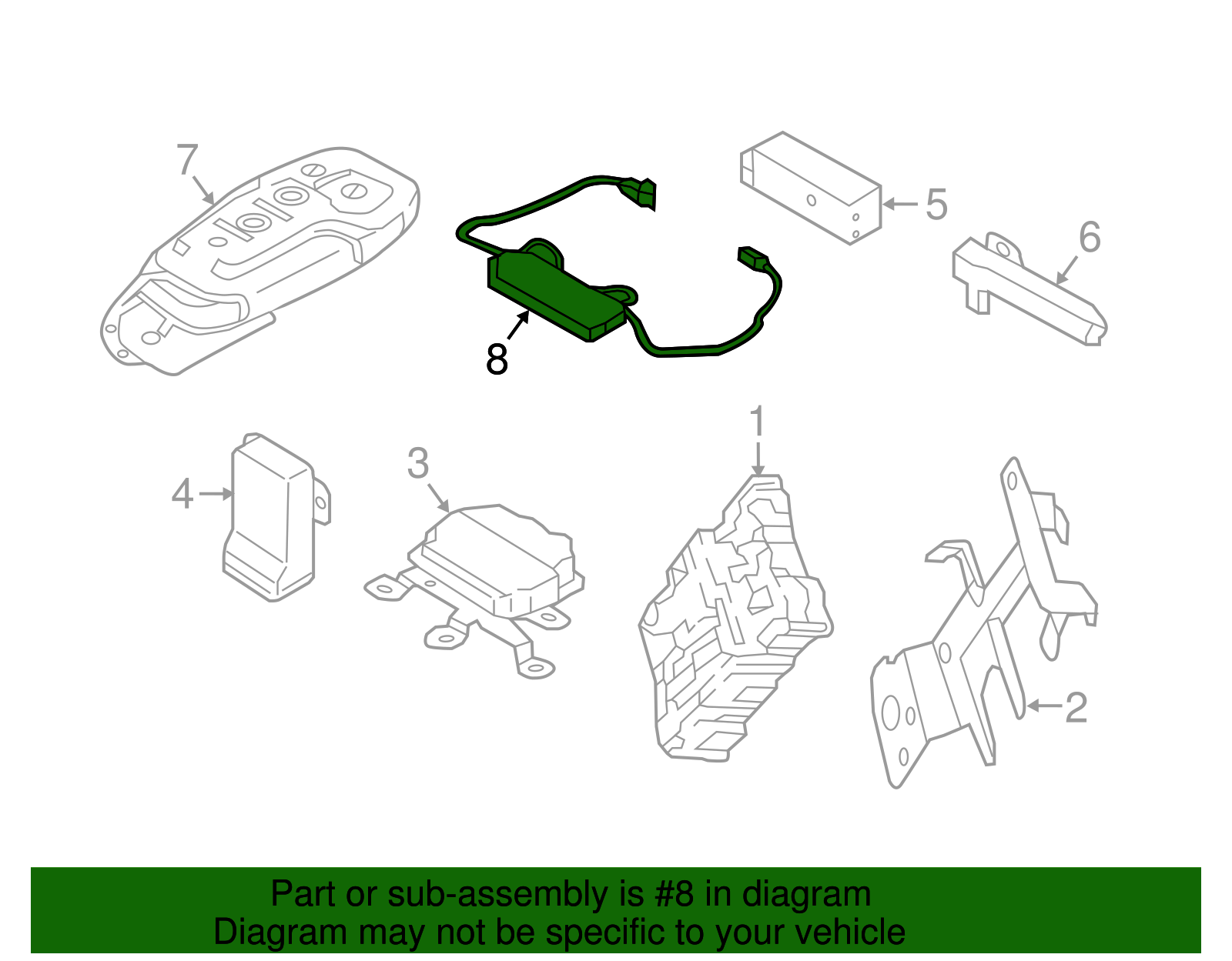 2016-2023 Lincoln Sensor DS7Z-15K609-B | Ford OEM Parts Outlet