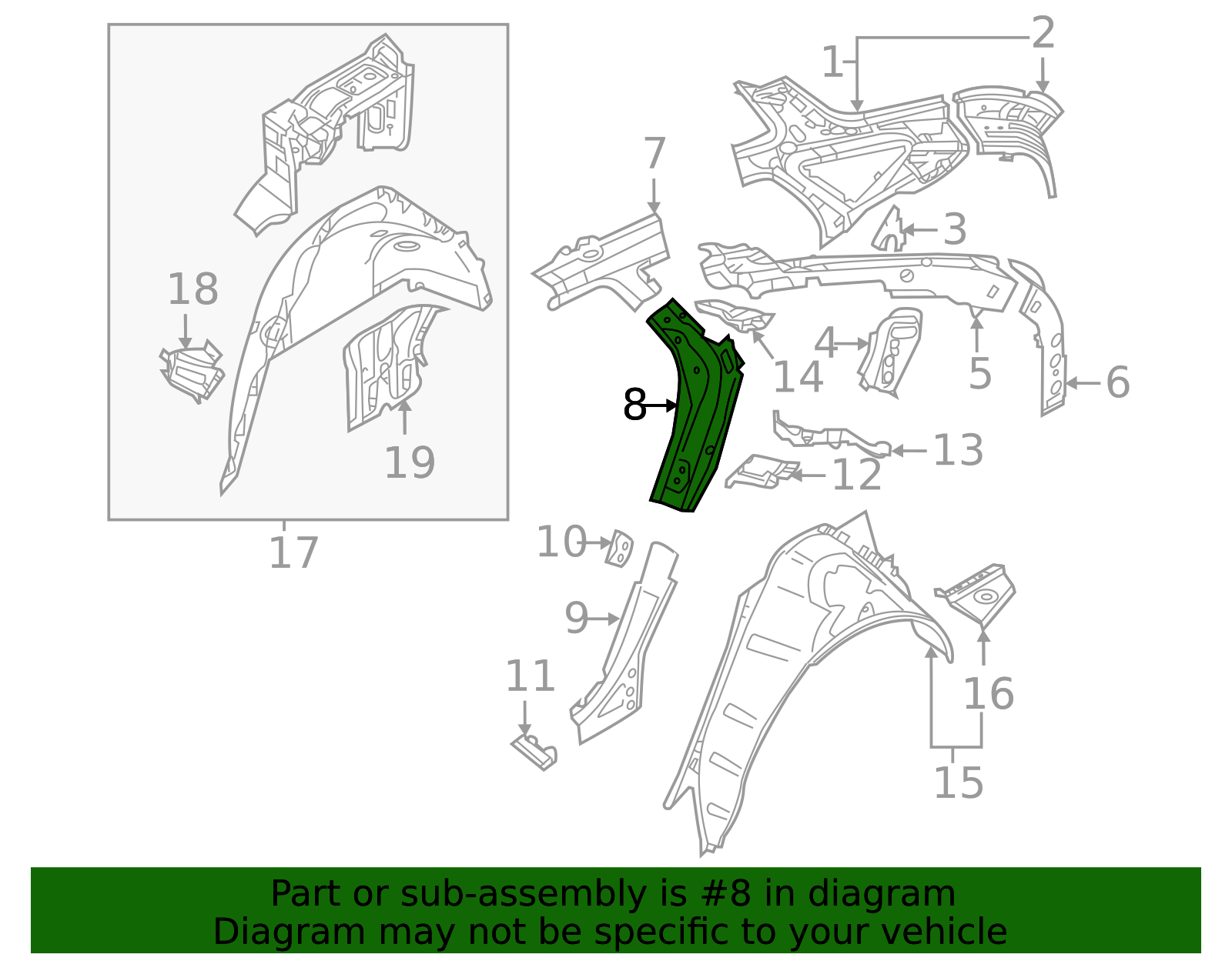 4K4-809-746 - Front Pillar 2020-2025 Audi | Audi OEM Parts Guy