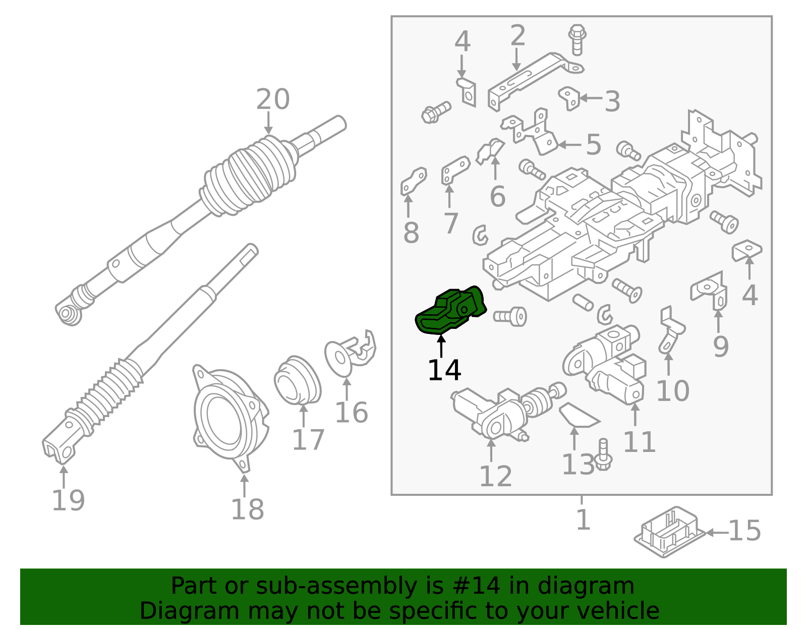 48070-ZG90A - Coupling 2017-2024 Nissan Armada | Nissan Wholesale Direct